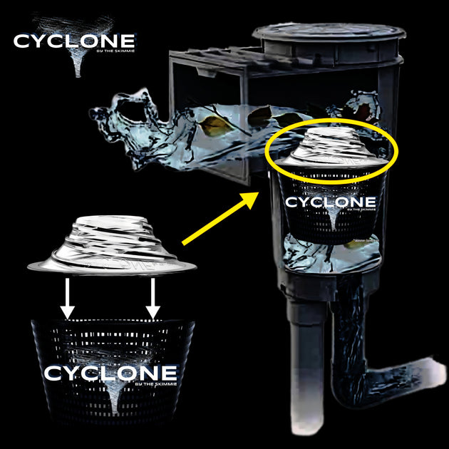 Cyclone - Turbo Charges Pool Skimmer Water Flow by The Skimmie
